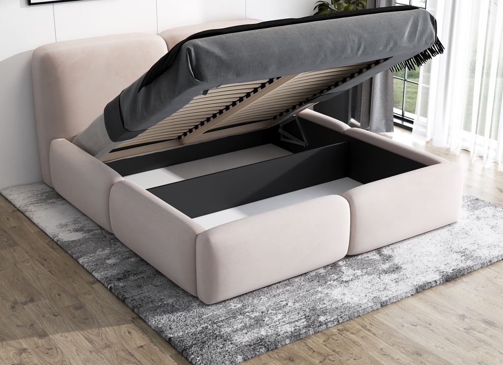 Polsterbett OLKE 180 x 200 mit Matratze und | Kaufland.de