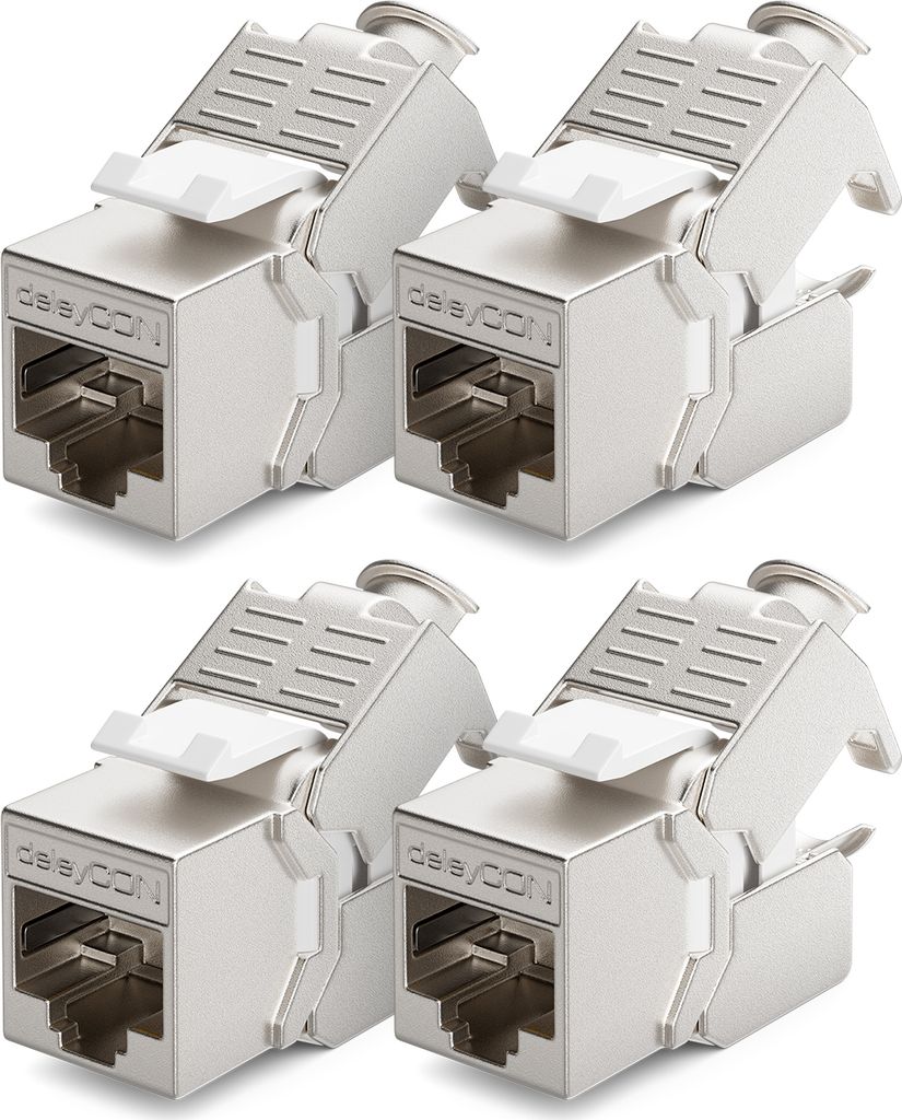 deleyCON 4x CAT6a Keystone Jack Modul | Kaufland.de