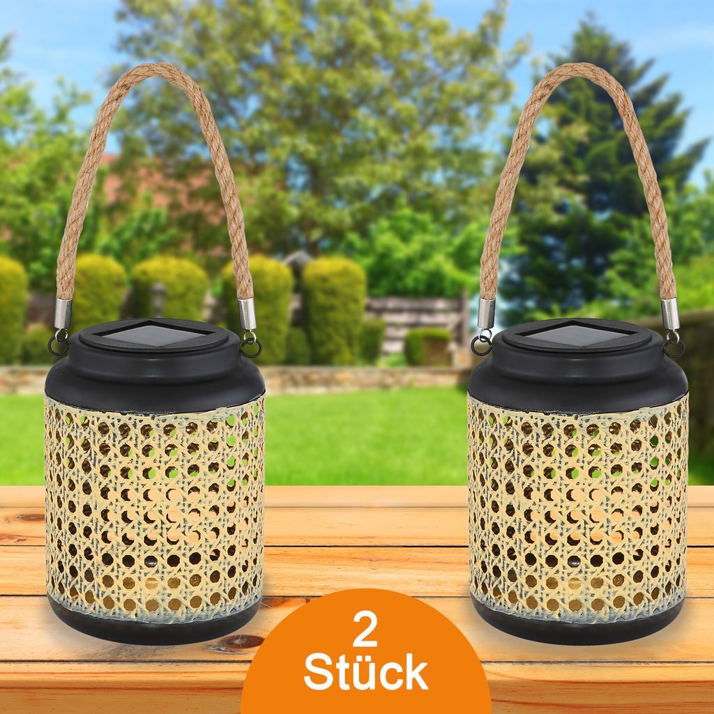 Solarleuchte Garten 2er Set Laterne 30cm | Kaufland.de