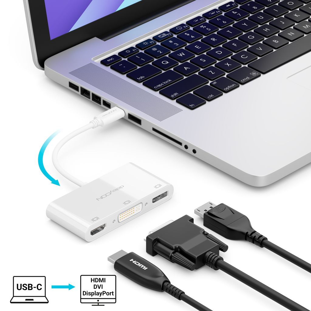 deleyCON USB-C Hub DockingStation - USB C | Kaufland.de