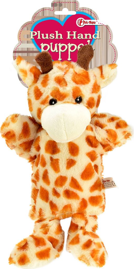 Toi-Toys Pluchen Handpop Giraffe Handpuppen