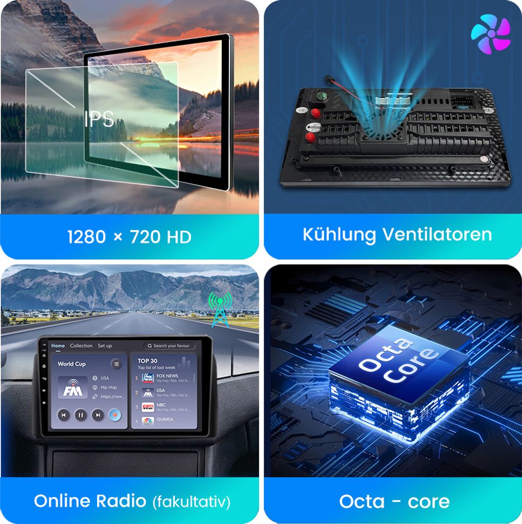 6+128G 8kern 4GSIM für Skoda Octavia | Kaufland.de