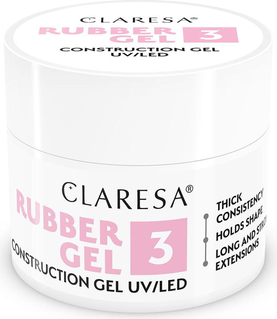 CLARESA Nail Builder Gel Rubber Gel 45g Medium