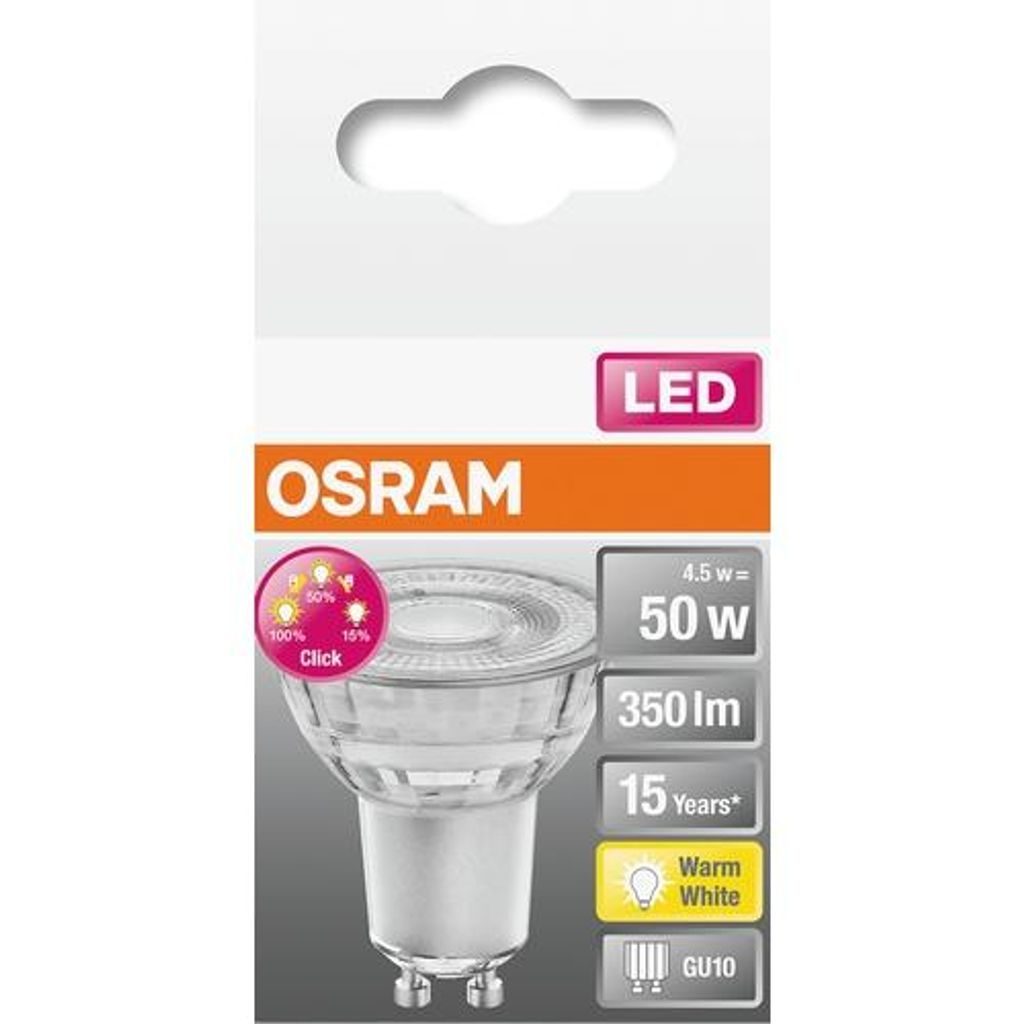 Osram Parathom LED spot GU10 PAR16 4,5W 350lm | Kaufland.sk