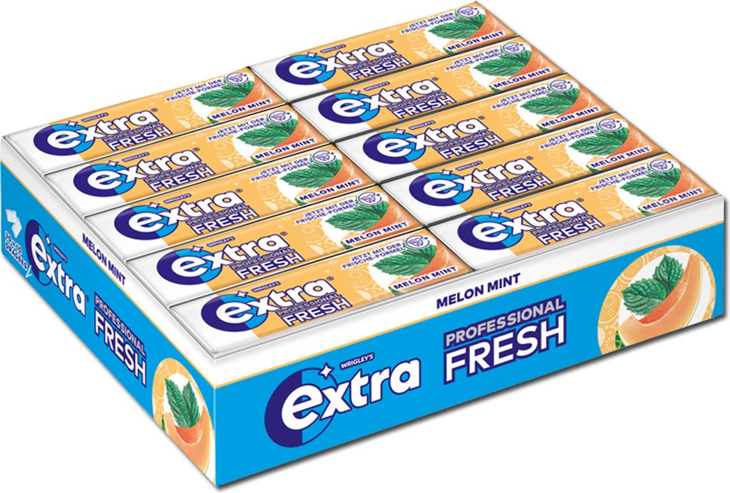 Wrigleys Extra Professional FRESH Melon Minze 10 Dragees