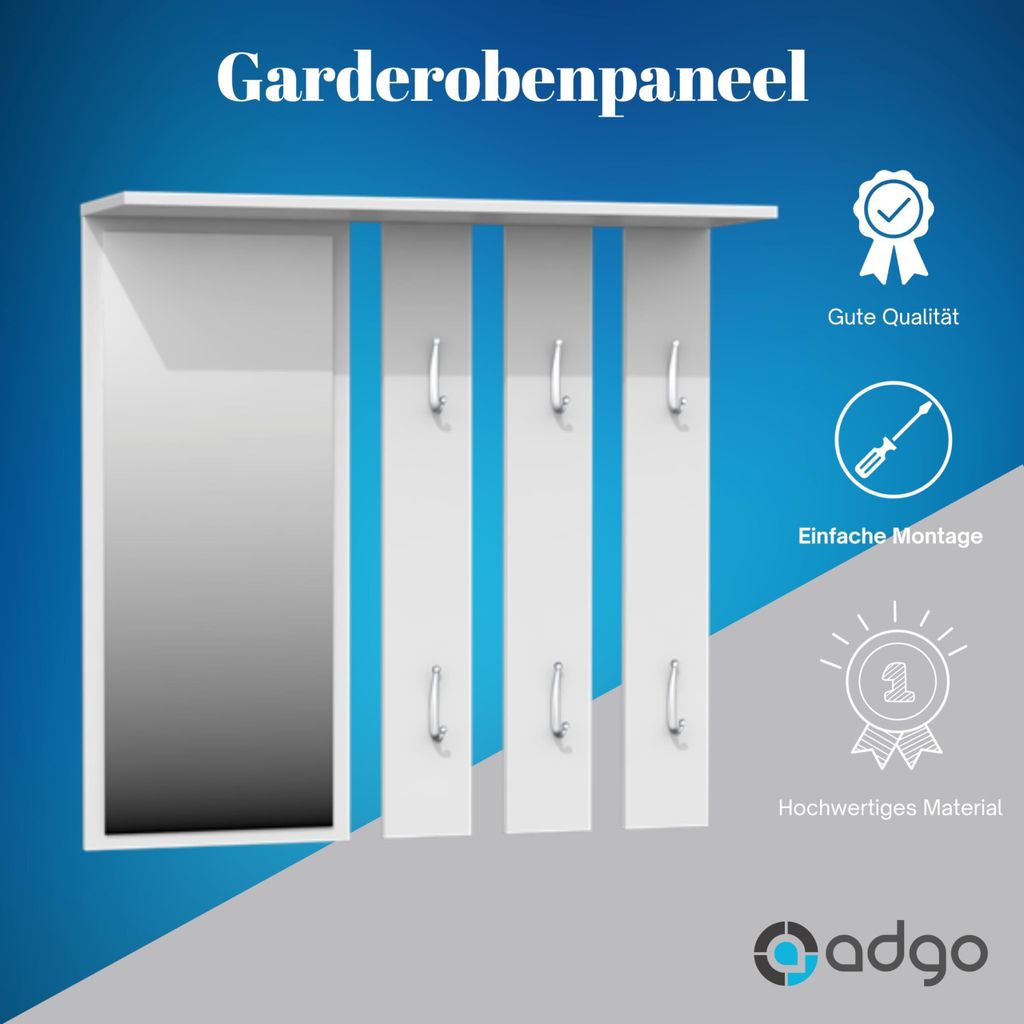 ADGO® Sada nábytku do předsíně šatna 6 věšáků | Kaufland.cz