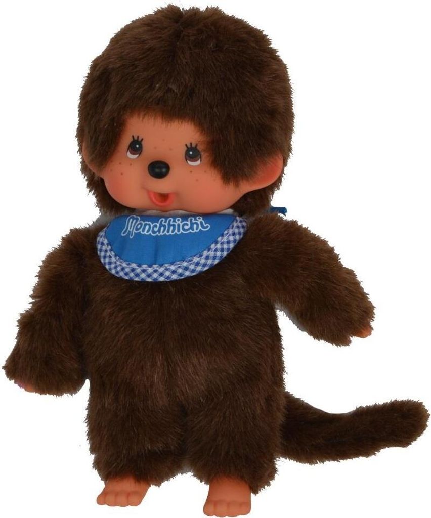 Monchhichi Classic Boy blau, cca 20cm Handrové bábiky