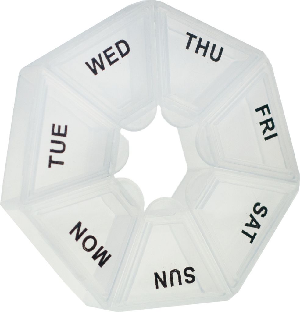 Kontejner na léky Box na tablety Organizér 7 | Kaufland.cz