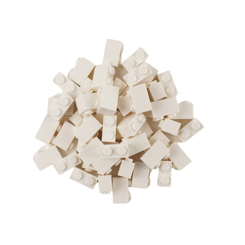 50x White Brick 1 x 2 LEGO® | Kaufland.cz
