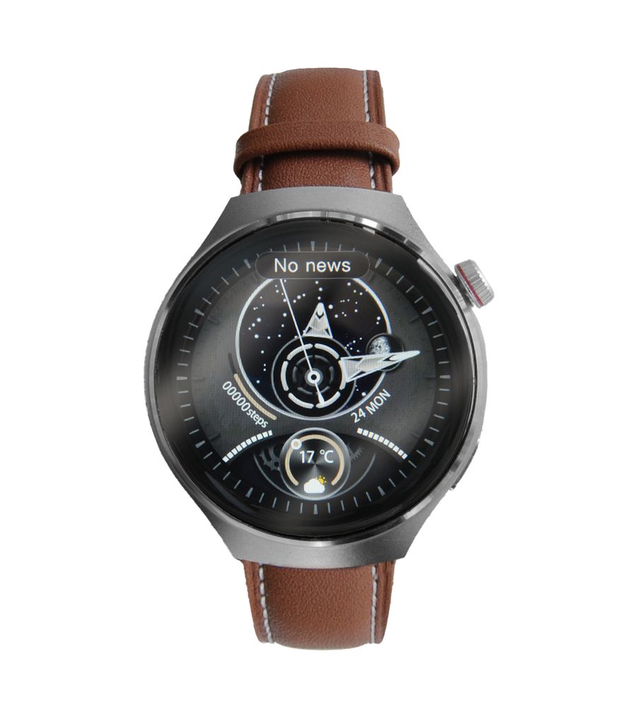 LEICKE APPLOID Smartwatch R9+ srebrny matowy IP65