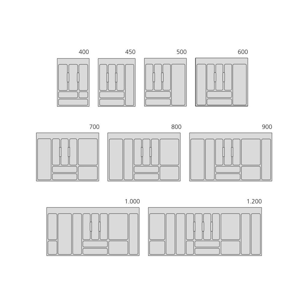 emuca Besteckeinsatz Optima für Schrankbreite | Kaufland.de