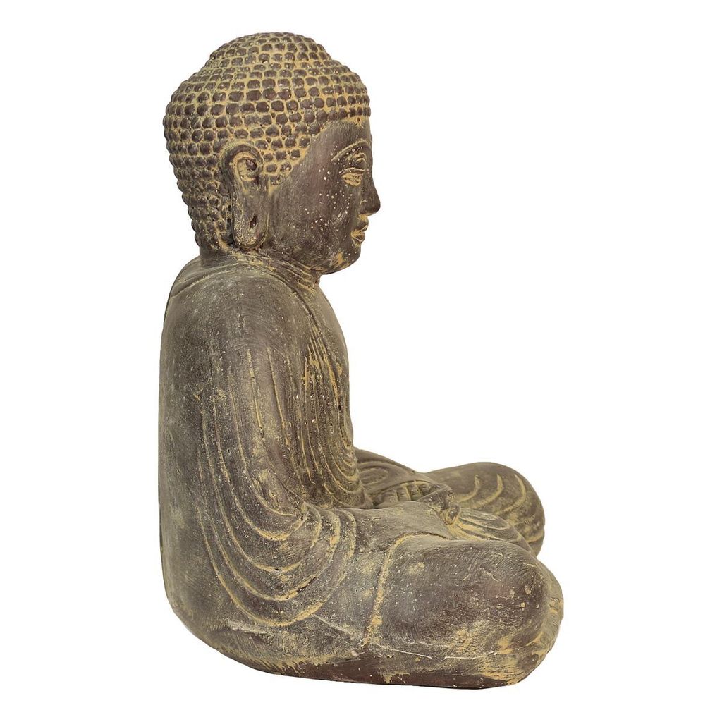 Japan Buddha Figur sitzend Skulptur Lotussitz | Kaufland.de