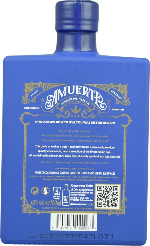 Amuerte COCA GIN - Blue Edition 43% Vol. 0,7l | Kaufland.de