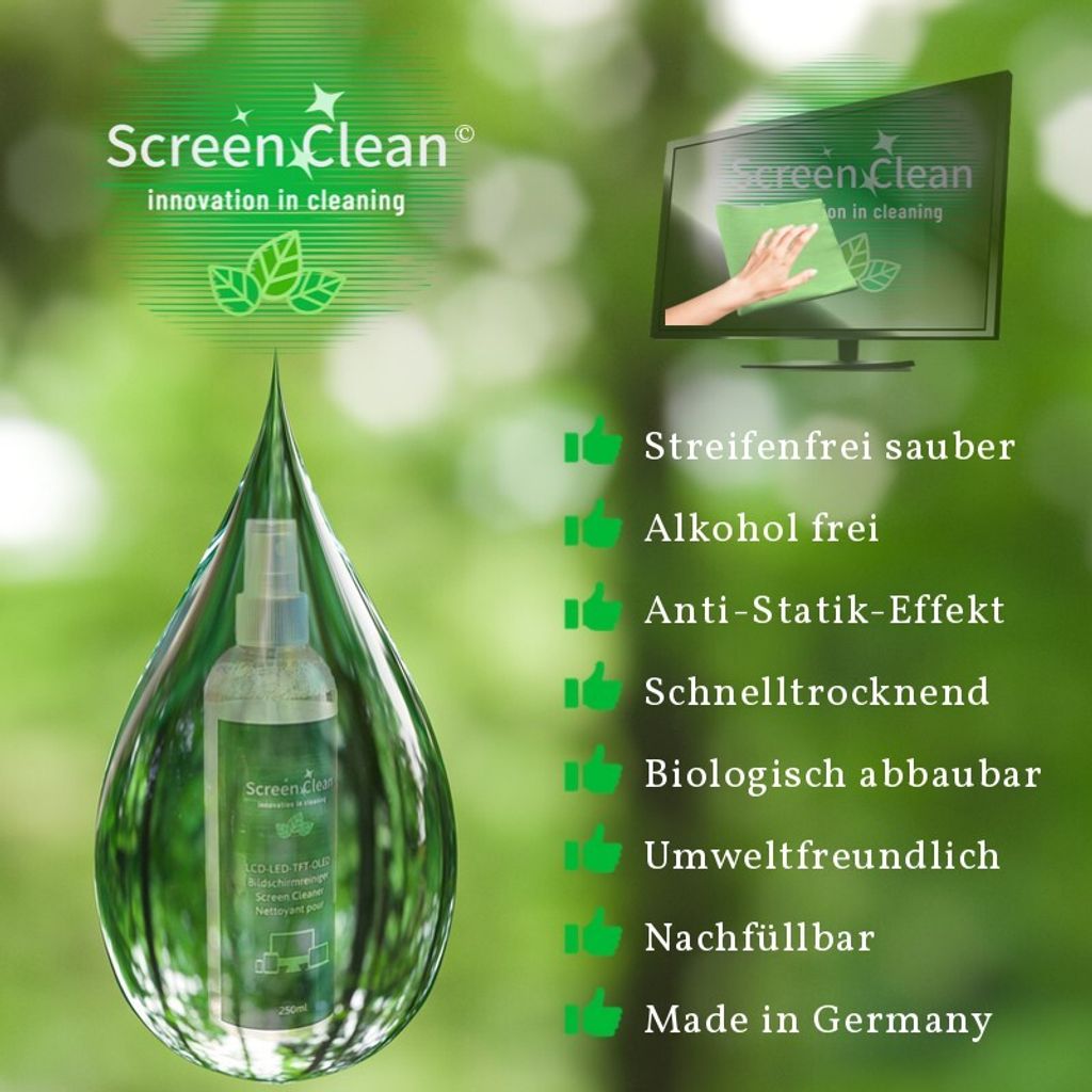 ScreenClean 250ml GREEN Clean - | Kaufland.de