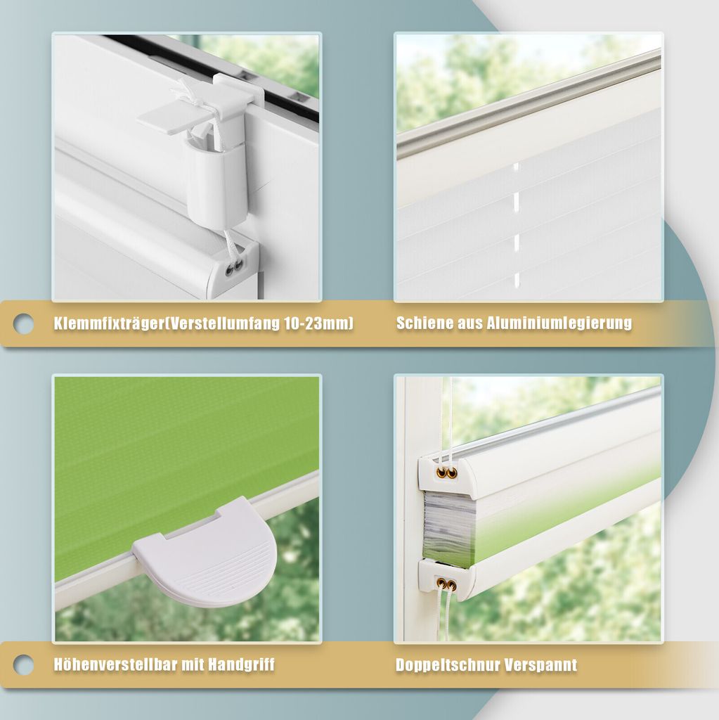Grandekor Plissee ohne Bohren mit | Kaufland.de