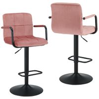 CLP 2er Set Barhocker Braga Stoff drehbar und | Kaufland.de