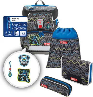 Step by Step Ranzen-Set SPACE REFLECT "Star Seahorse Zoe"