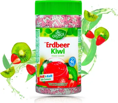 KING GEORGE Instant Tee KiBa Kirsch Banane 12 x 400g