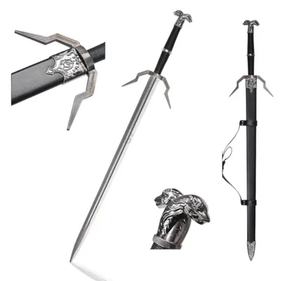 Spada fantasy decorativa grande 126 cm con fodero e cintura