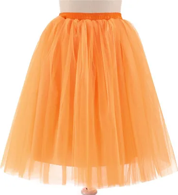 Damen Tüllrock Tütü Karneval Kostüm, 50er Retro Ballet