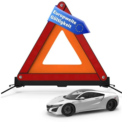 Triangle de signalisation d'urgence voiture & voiture