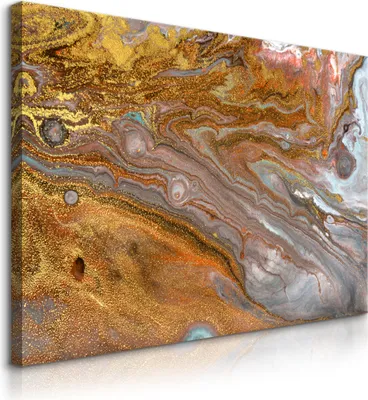 Muralo Tableau toile MARBRE MOTIF Moderne Abstraction Style