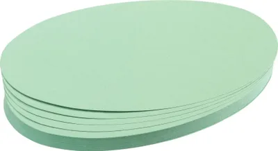 FRANKEN carte de modération, ovale, 190 x 110 mm, couleurs