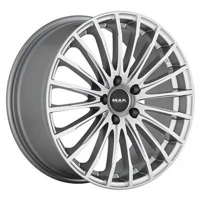 Zliatinové kolesá MAK WOLF 7x17 5x112 ET 40 SILVER