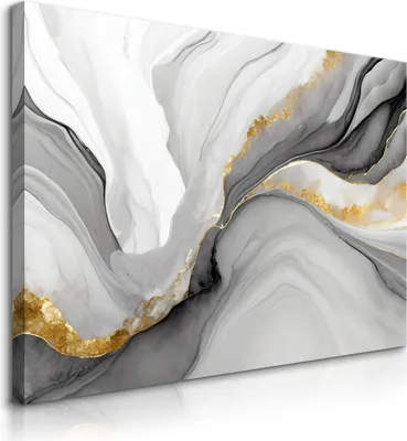 Muralo Tableau toile MARBRE MOTIF Moderne Abstraction Style