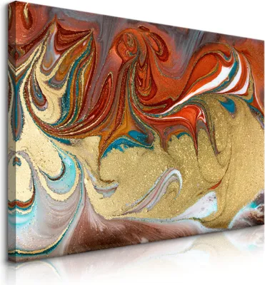 Muralo Tableau toile MARBRE MOTIF Moderne Abstraction Style