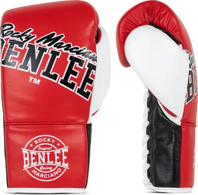 Guanti da boxe in pelle TYPHOON Bianco/Verde/Rosso 10 oz R