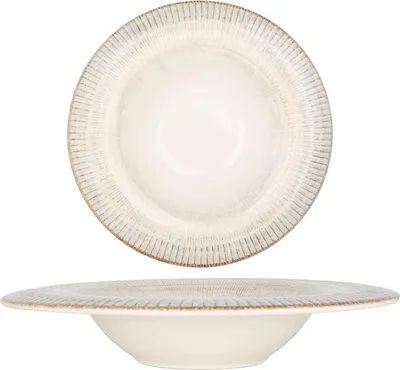 Bonna Assiette à pâtes - Aura Passion - Porcelaine - 28 cm