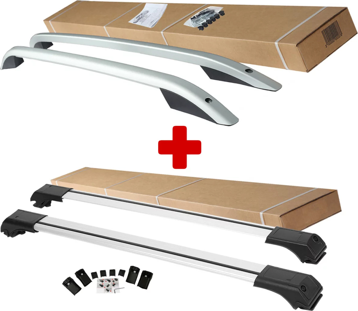 Dachreling-Querträger-Set für VW Caddy 3 | Kaufland.de