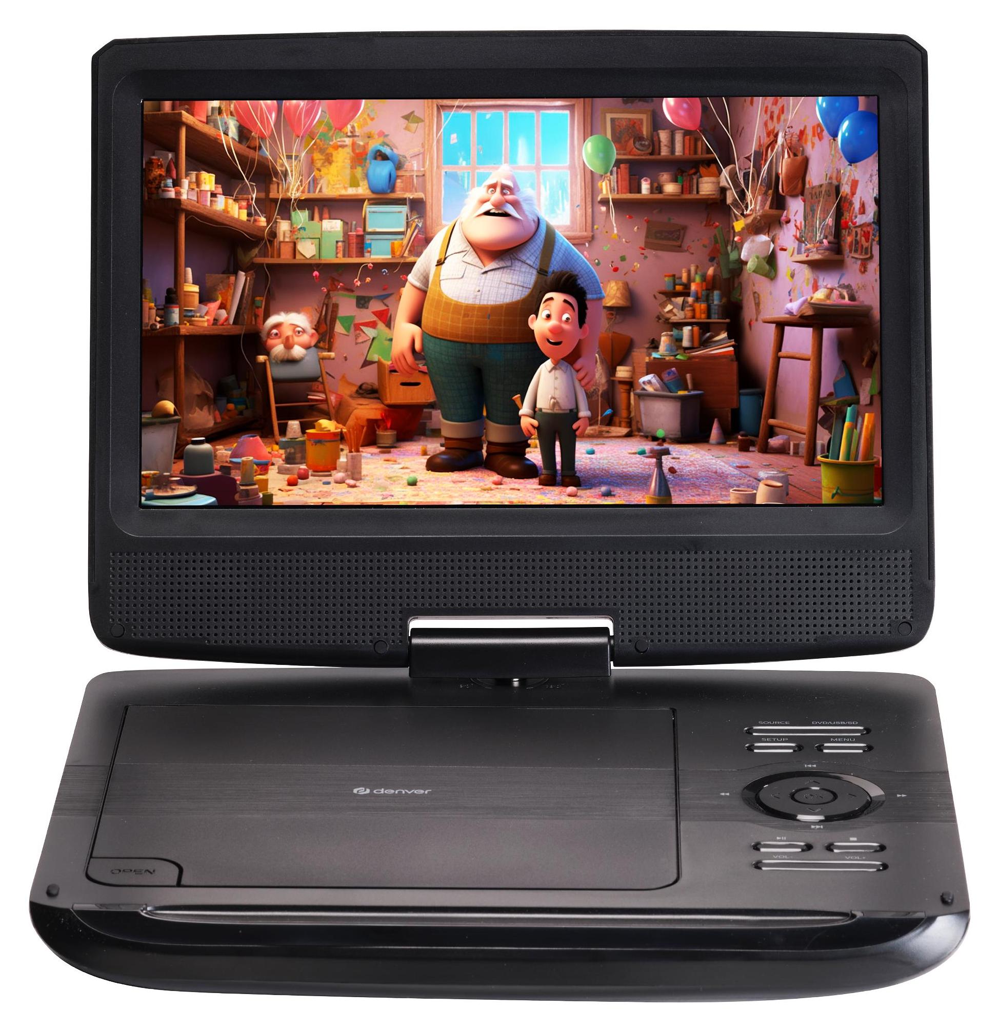 Denver Tragbarer DVD-Player für das Auto - 10 Zoll - inkl.