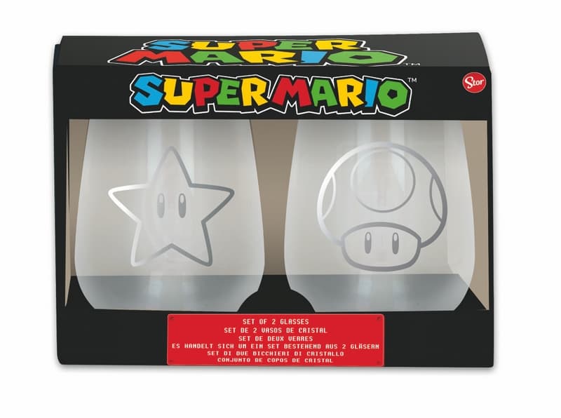Super Mario - Glasses 510 ml 2 pcs. | Kaufland.at
