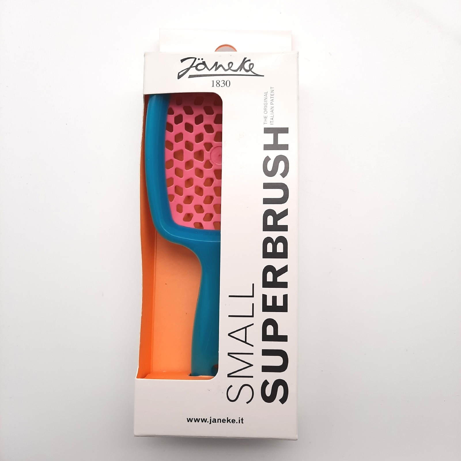 Janeke Small Superbrush Szczotka do włosów Różowo-Niebieska