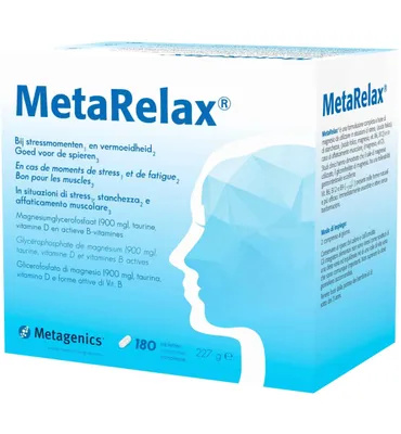 Metarelax 180 Tablets Nahrungsergänzungsmittel