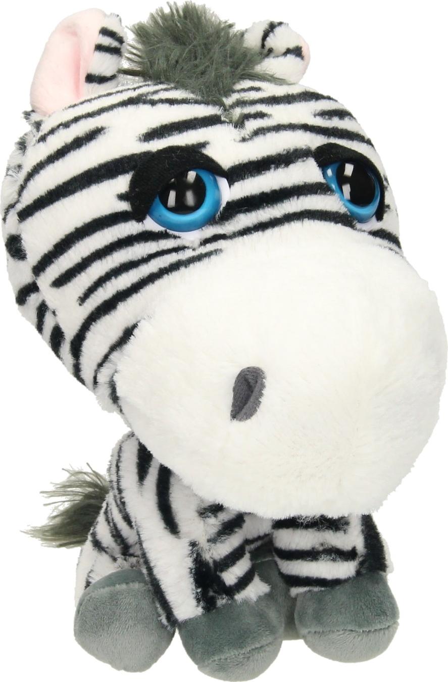 Knuffel Big Head Pluche Zebra, 22cm Peluches