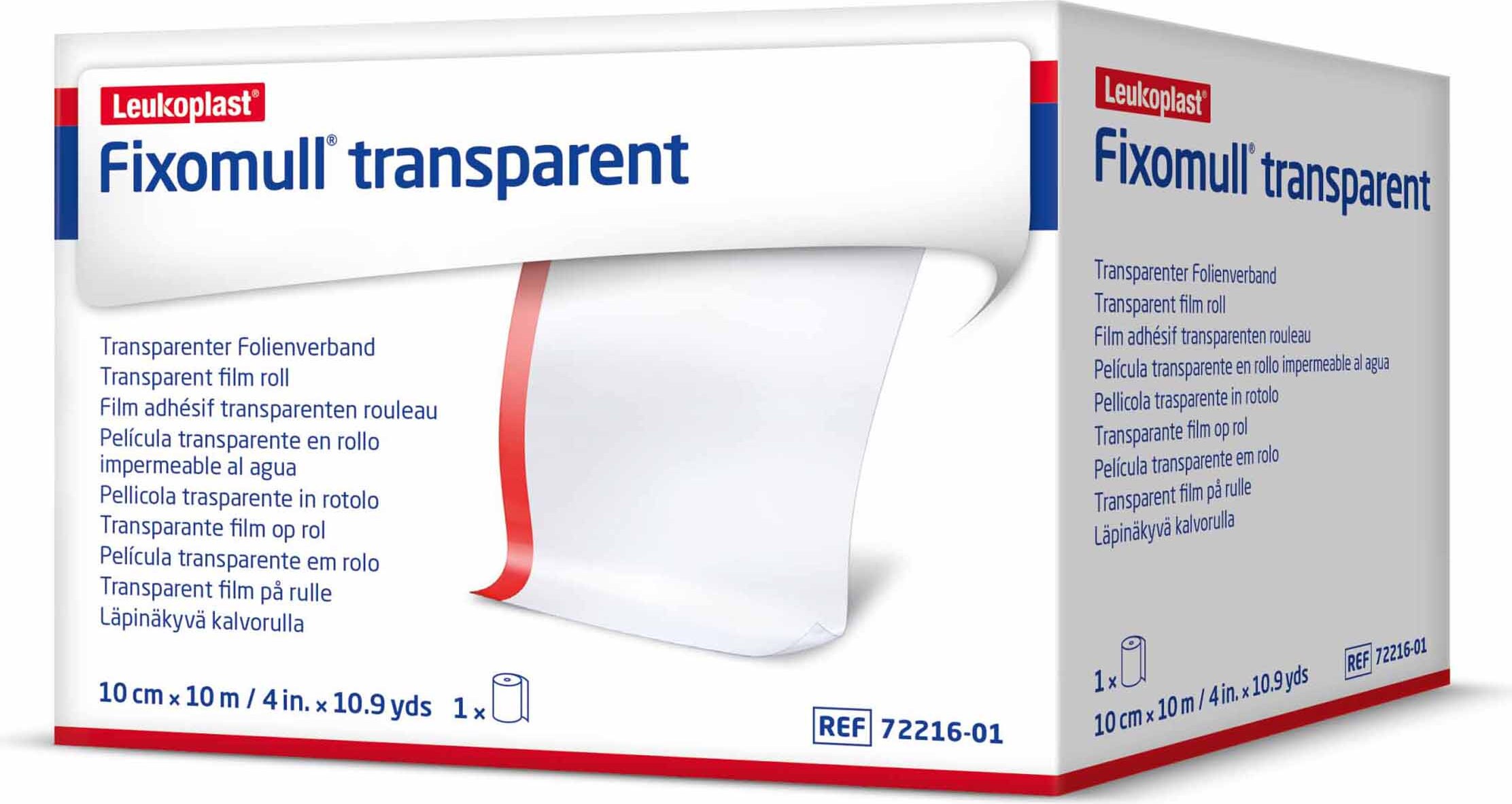 Fixomull transparent 10 cmx2 m 1 pc Pansements adhésifs