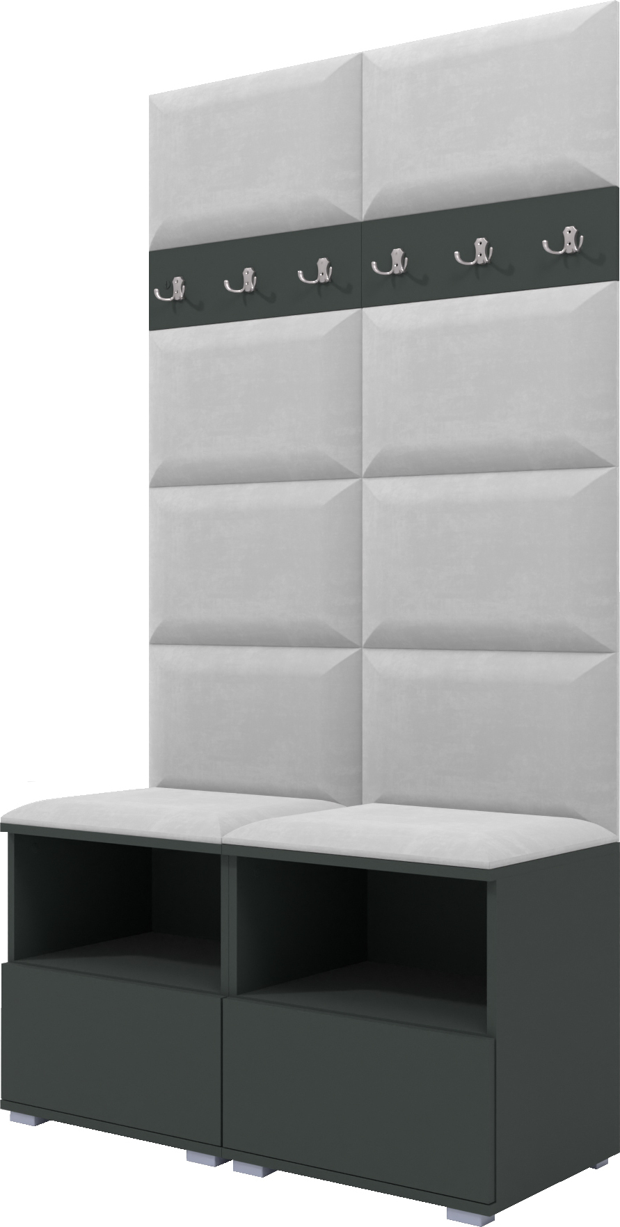 Garderoben-Set Nela III, Polstergarderobe mit | Kaufland.de