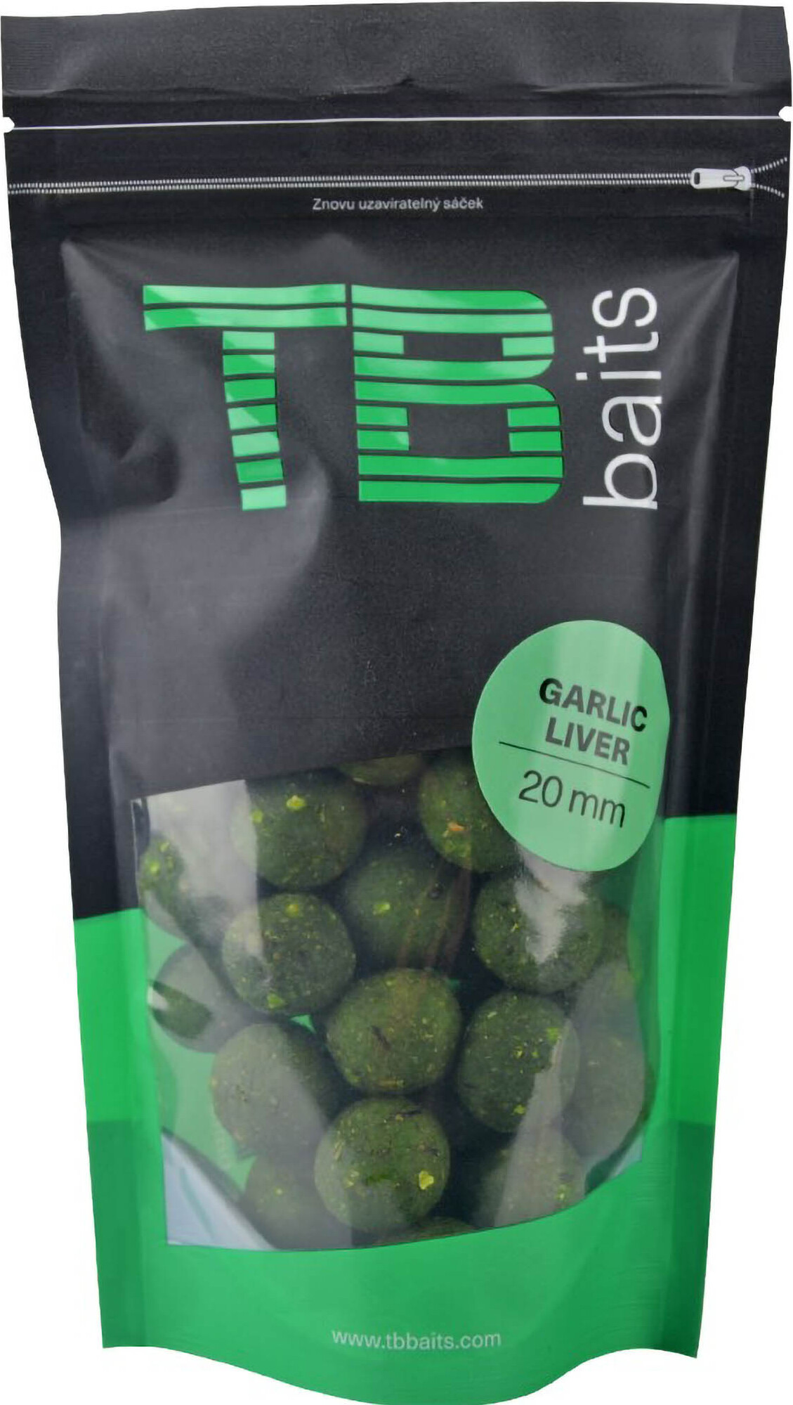 Boilies TB Baits Garlic & Liver 250 g - Ø 20 mm Boilies