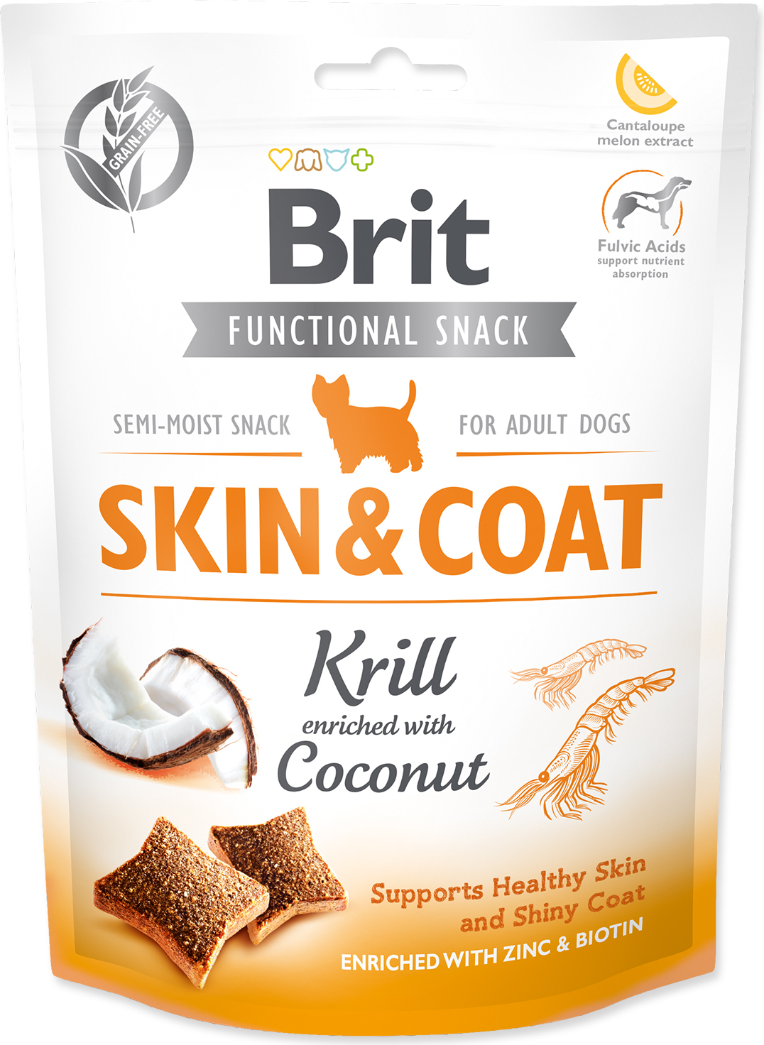 BRIT Care Dog Functional Snack Skin and Coat | Kaufland.cz