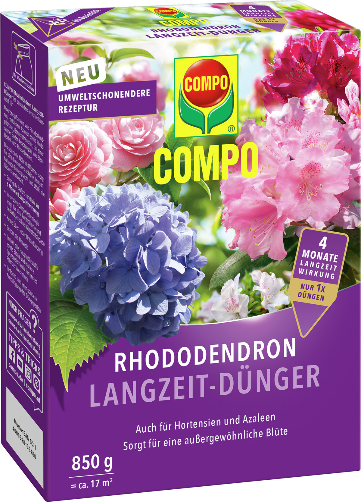 COMPO Rhododendron Langzeit-Dünger - 850 g | Kaufland.de