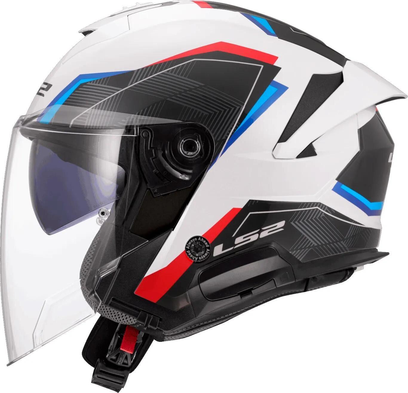 Ls2 Of618 Verso Ii Air Jet Casco Bianco XL Bianco XL