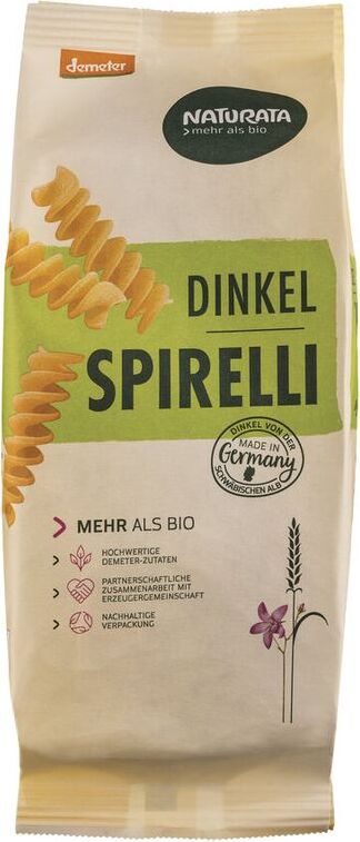 Naturata Spirelli Dinkel hell -- 500g x 9 - 9er Pack VPE