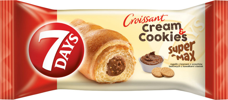 7 Days Cream & Cookies Super Max croissant z | Kaufland.pl