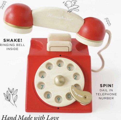 Le Toy Van Vintage Phone, 2 lat(a)