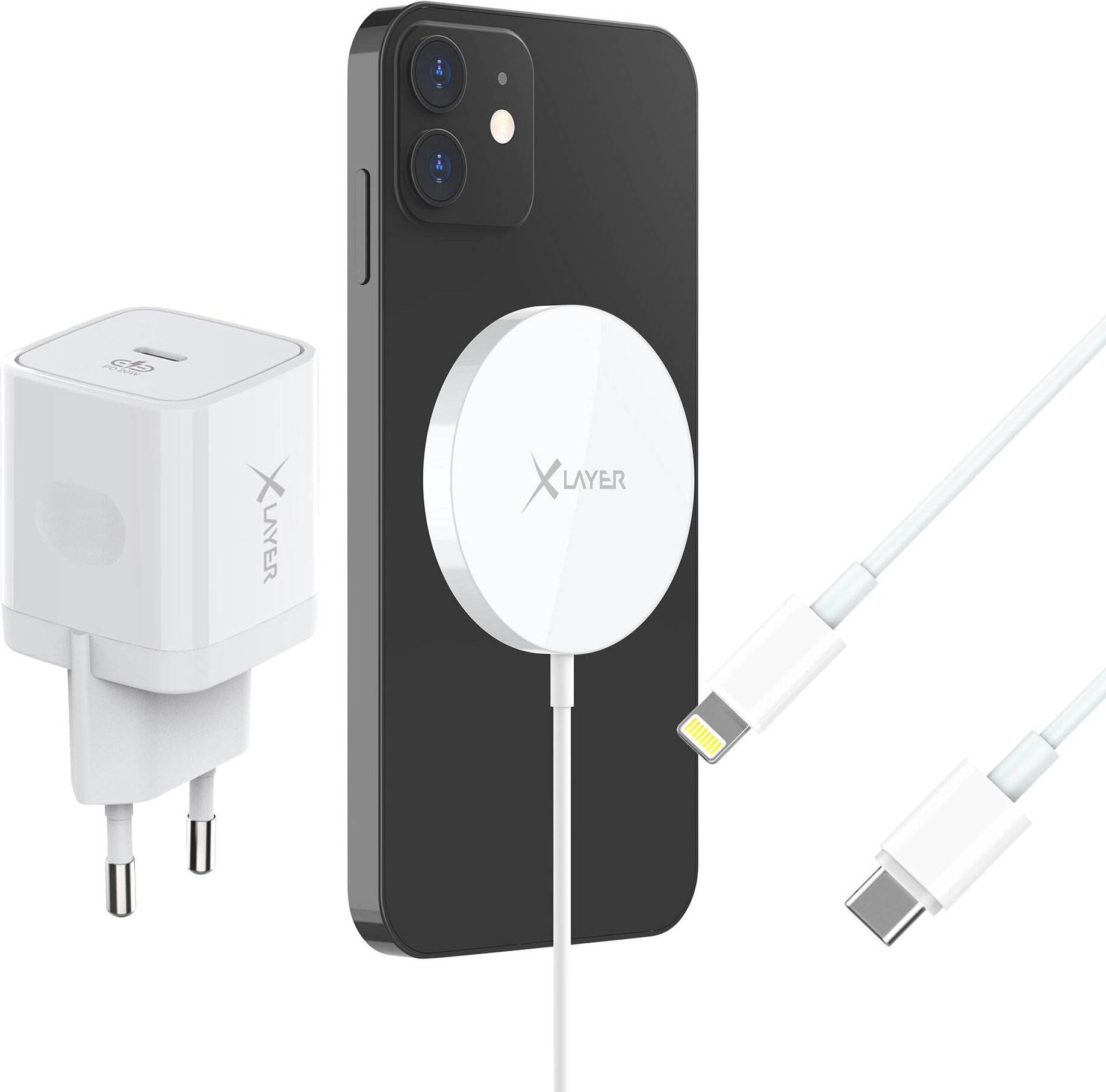 Xlayer 219370 XLayer MagFix Pro Wireless Weiß Charging Set