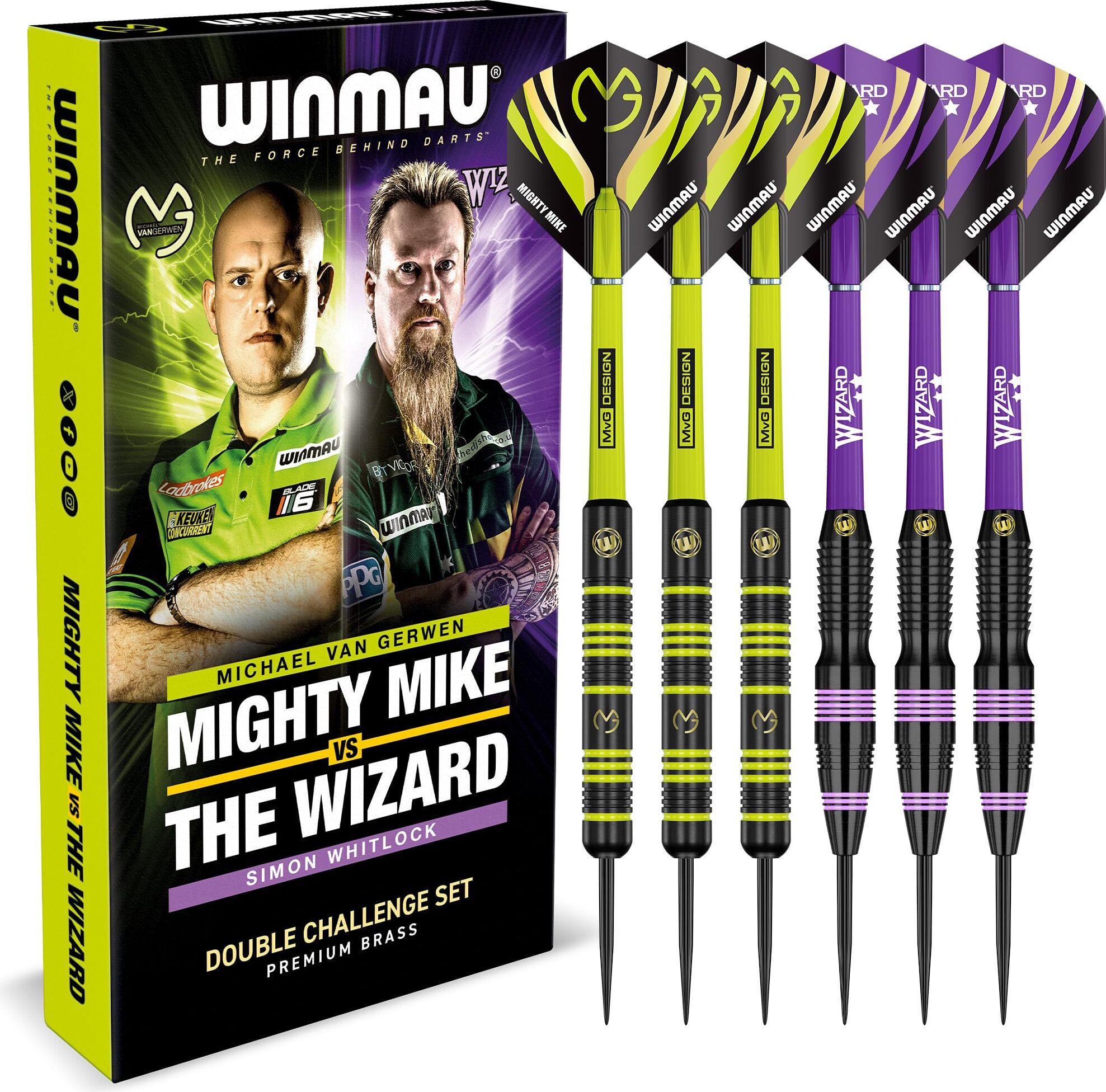 WINMAU Darts Michael "MvG" Van Gerwen contre Simon "The