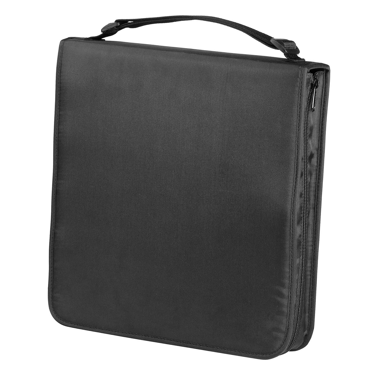 Hama CD Wallet Nylon 160, black, 304 x 335 x 68 mm,